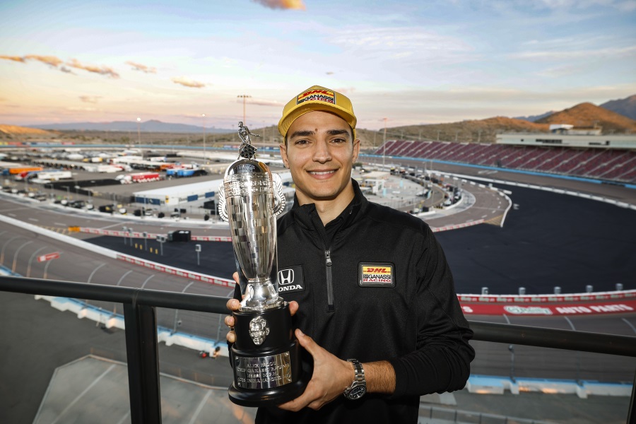 BorgWarner Awards Baby Borg Trophies to Alex Palou and Chip Ganassi for ...